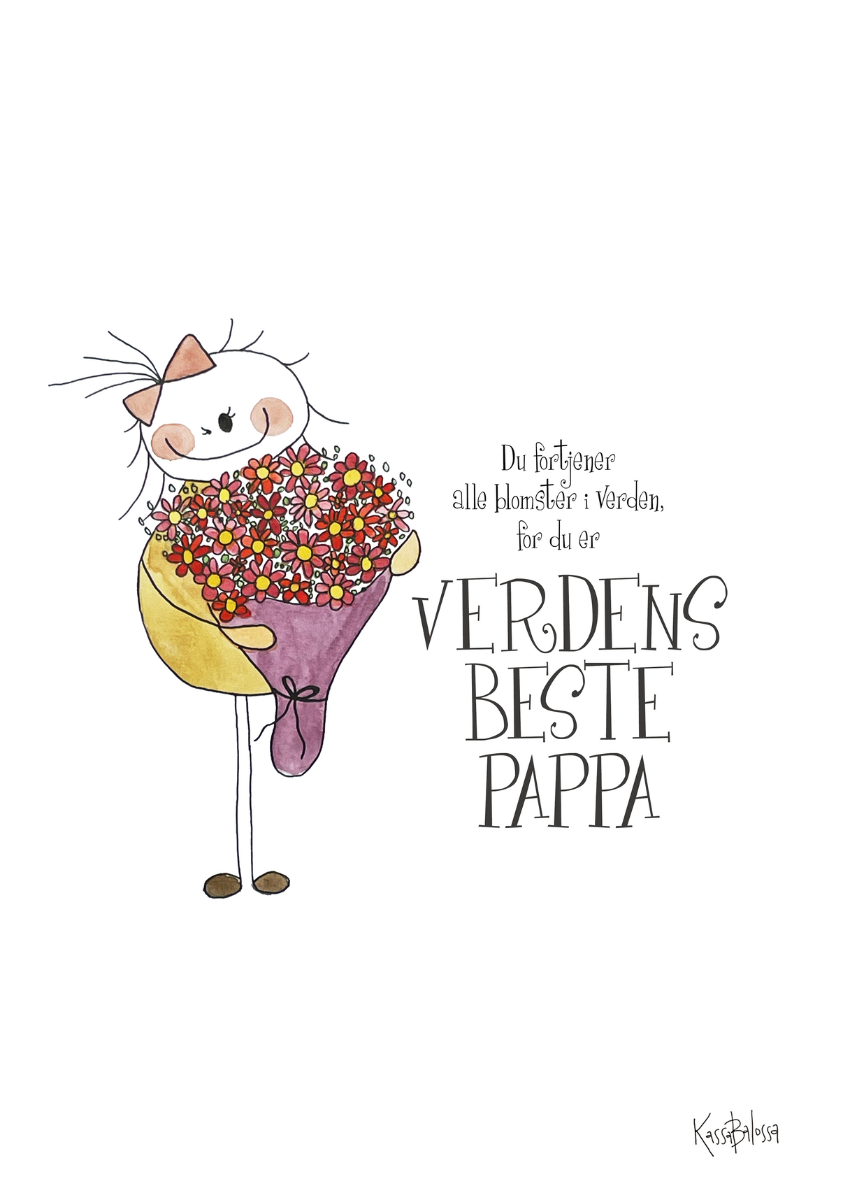 Verdens beste pappa - Jente – KassaBalossa